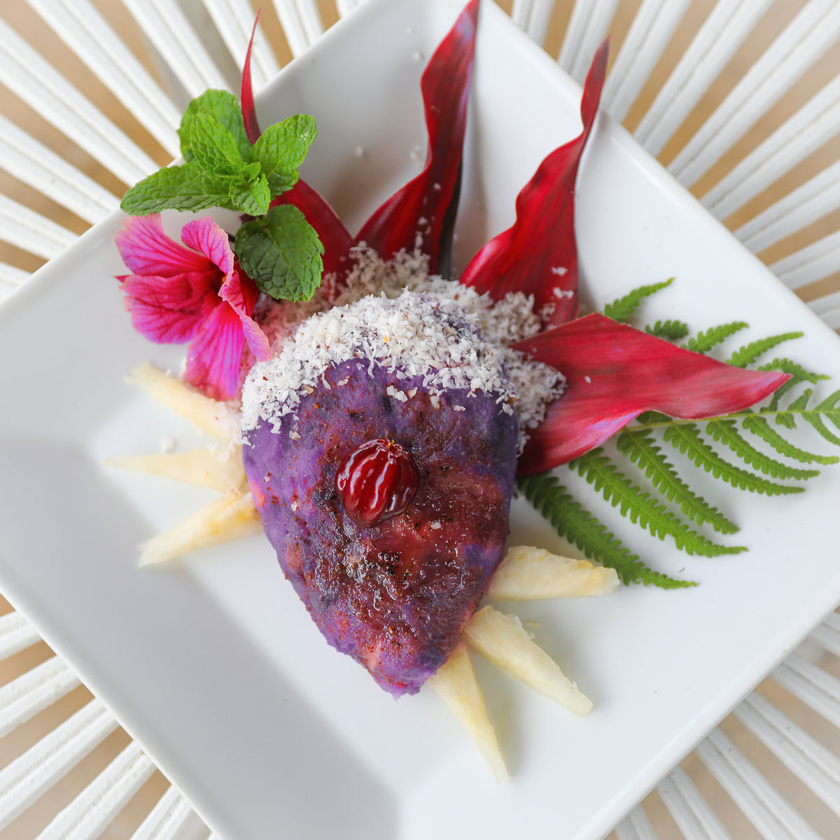 Purple Okinawa Sweet Potato Pie - Kauai Farmacy