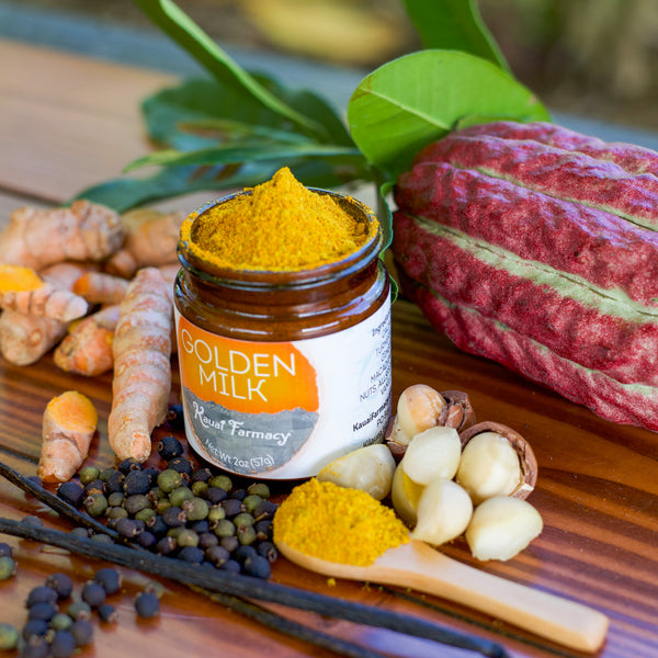 Golden Milk Powder with Cacao | Kauai Farmacy