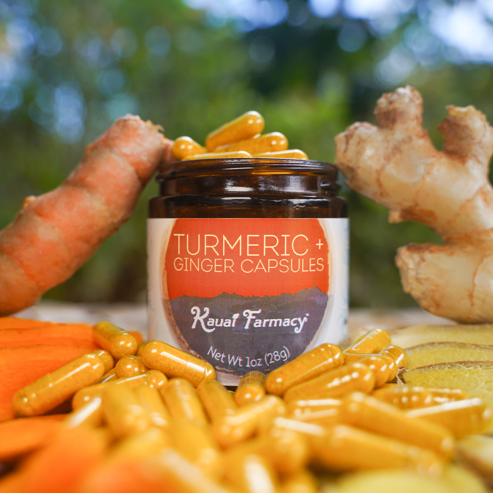 Turmeric Ginger Capsules - Kauai Farmacy